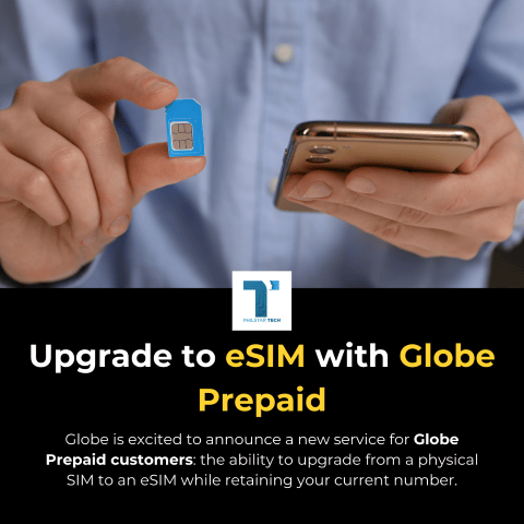 Upgrade to eSIM with Globe Prepaid - Philstar Tech